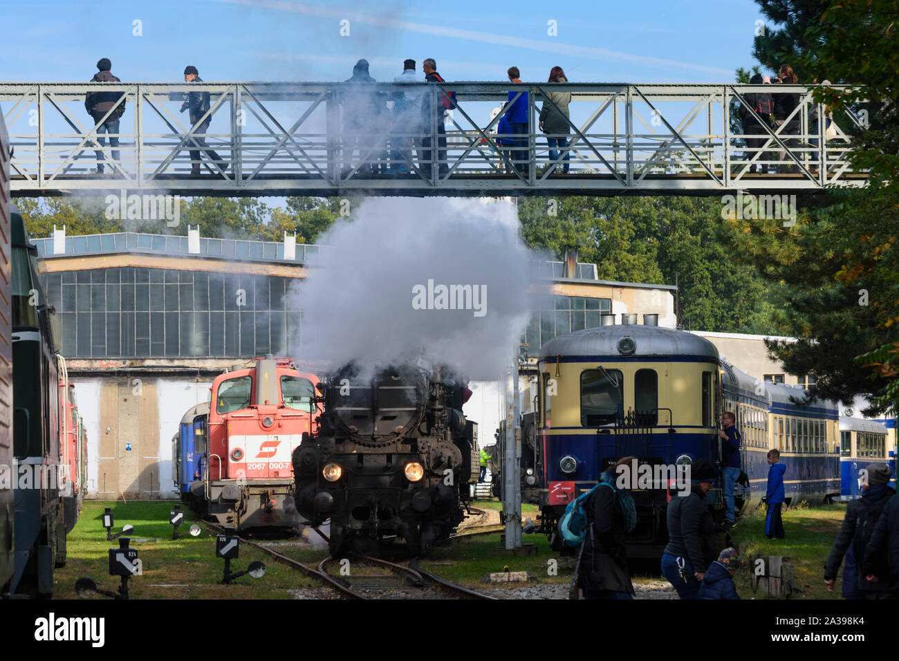 Das heizhaus strasshof railway museum hi-res stock photography and ...