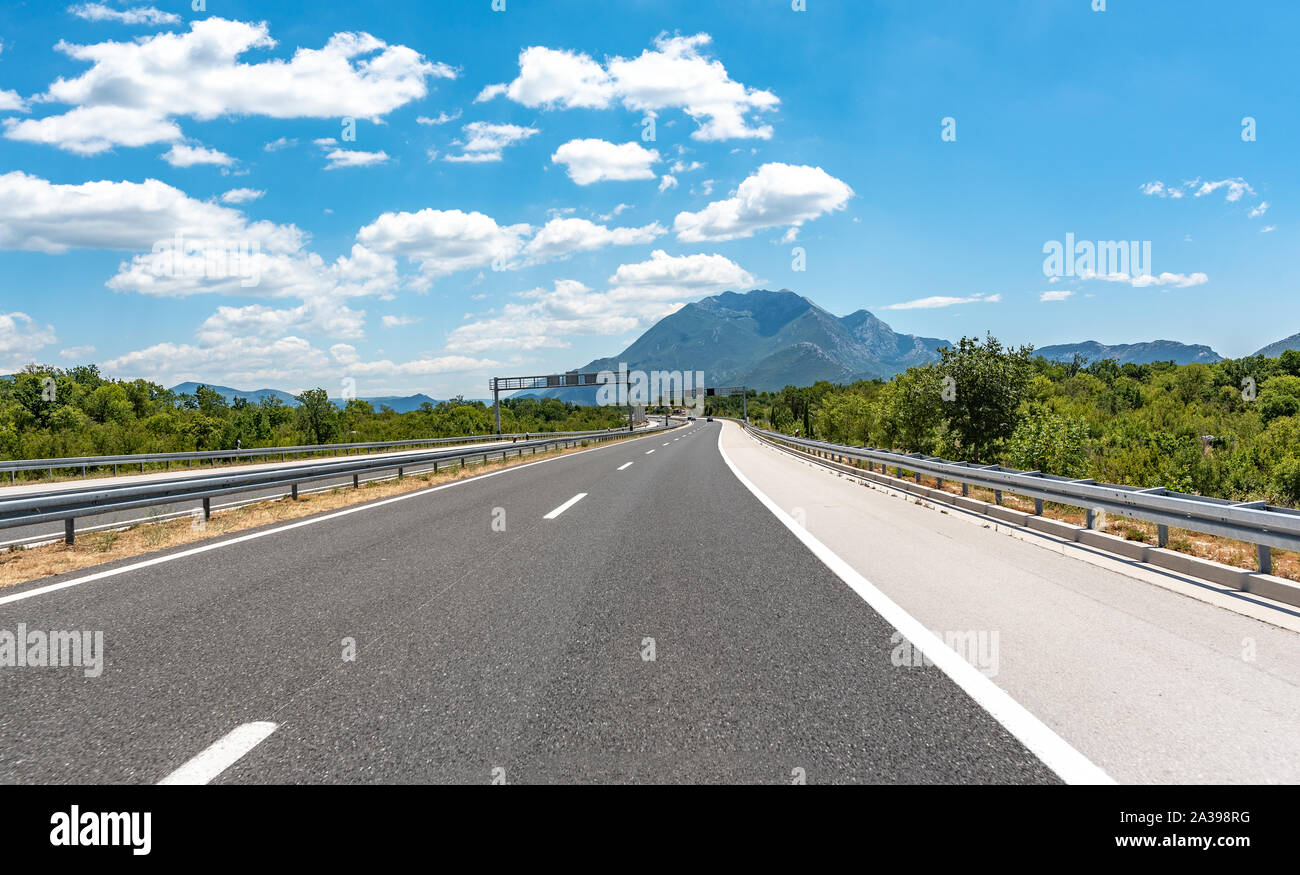 Landscape high speed asphalt hi-res stock photography and images - Alamy