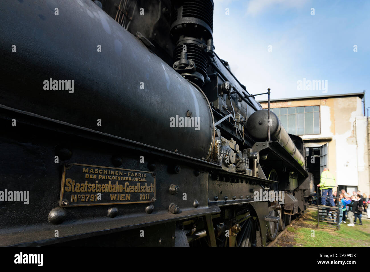 Strasshof an der Nordbahn: railway museum „Das Heizhaus“, steam ...
