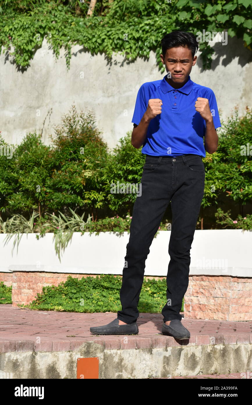 A Mad Good Looking Youngster Stock Photo - Alamy