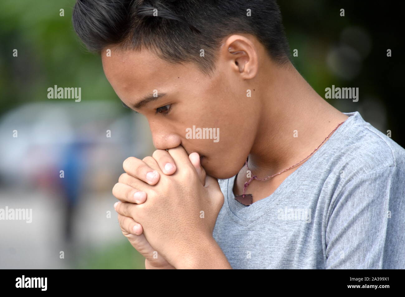 This a boy praying god hi-res stock photography and images - Alamy