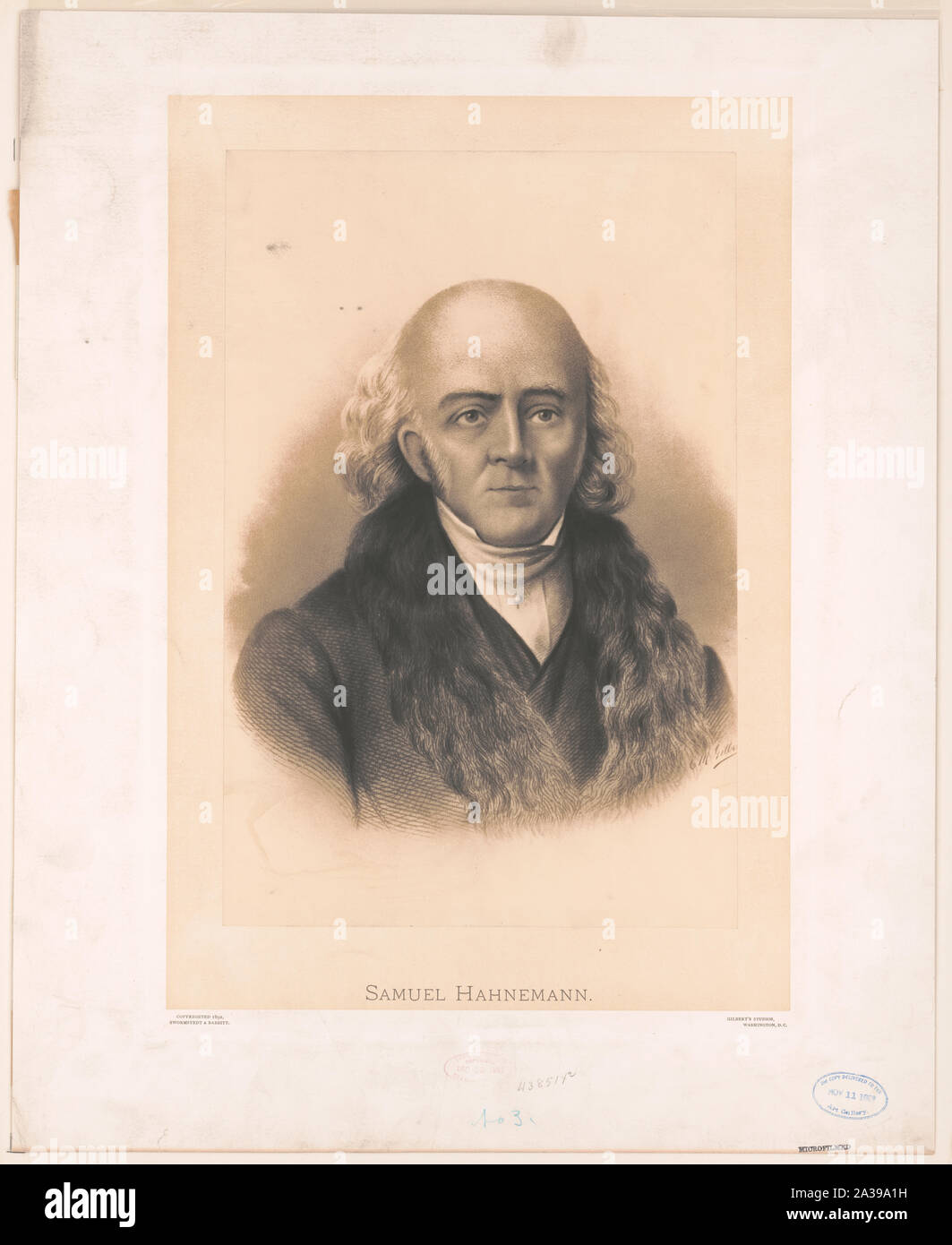 Samuel Hahnemann / C.M. Gilbert Stock Photo - Alamy