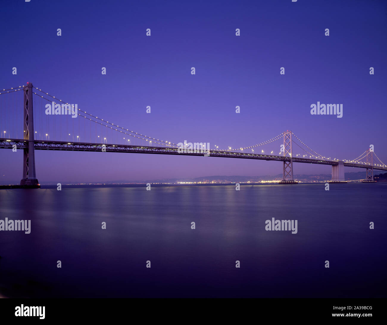 San Francisco-Oakland Bay Bridge in California Stock Photo - Alamy