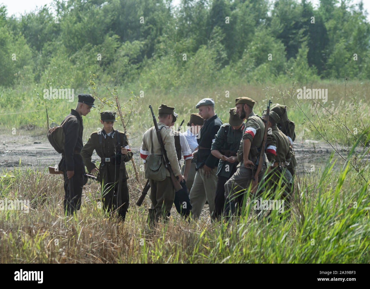 during Military Vehicles Rally "Operation Tempest" in Trzebinia, Poland ...
