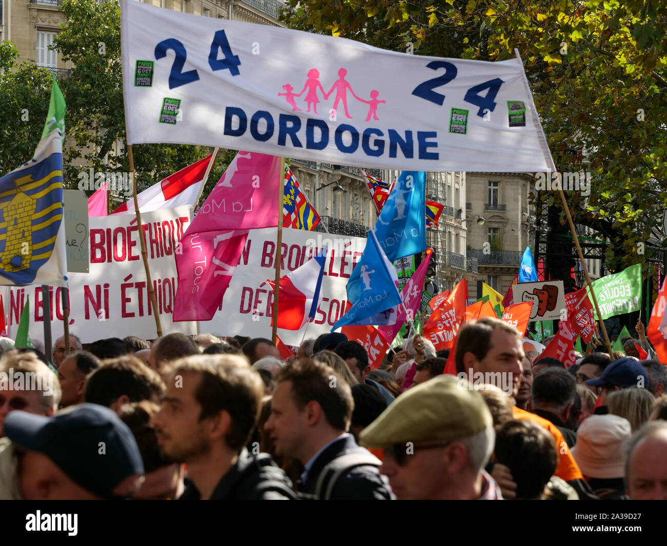 Anti-Medically Assisted Procreation (PMA) demonstrators take the street ...