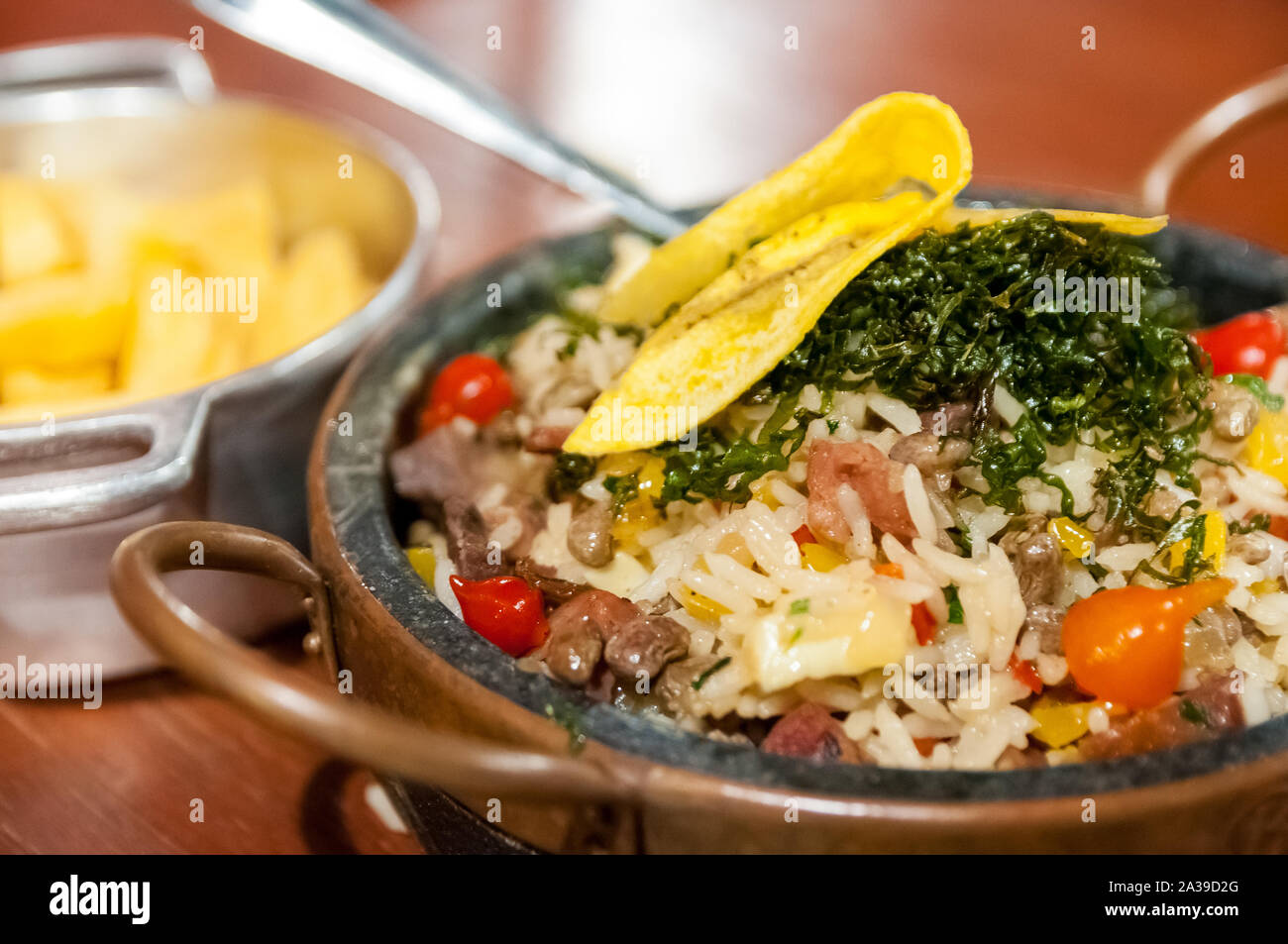 Brazilian Food - Baião de Dois Stock Photo - Alamy
