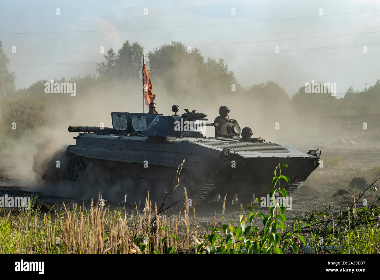 during Military Vehicles Rally "Operation Tempest" in Trzebinia, Poland ...