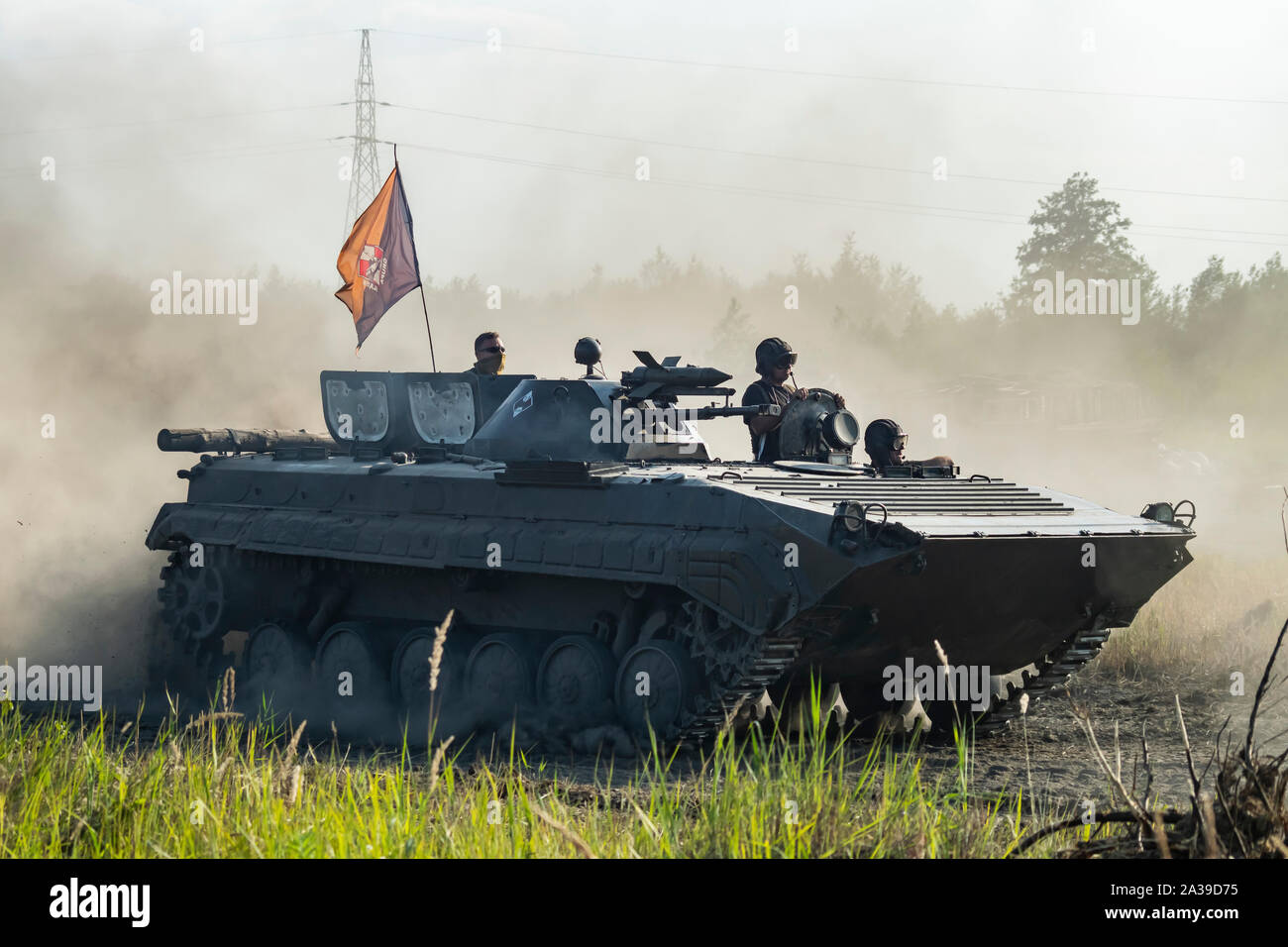 during Military Vehicles Rally "Operation Tempest" in Trzebinia, Poland ...