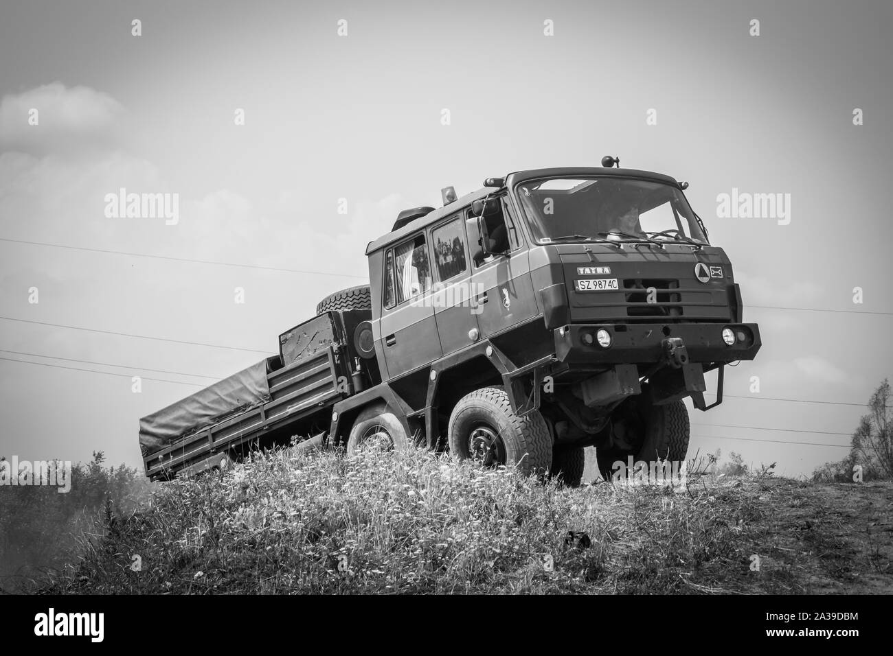 Tatra truck Black and White Stock Photos & Images - Alamy