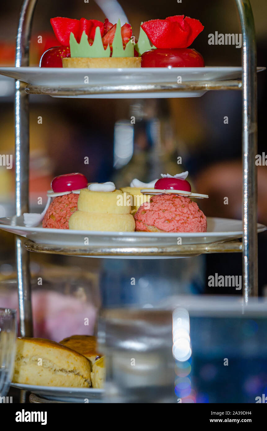 Afternoon tea cake stand hi-res stock photography and images - Alamy
