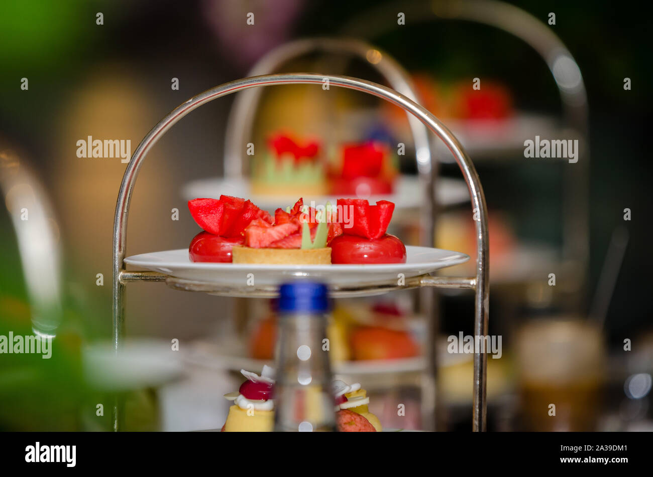 Afternoon tea cake stand hi-res stock photography and images - Alamy