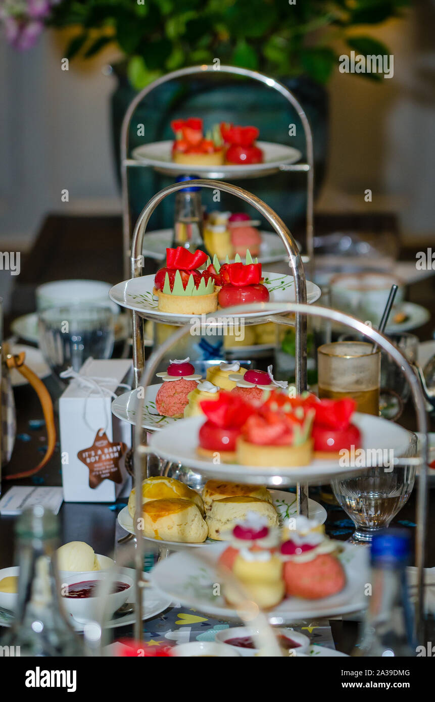 High tea cake stand hi-res stock photography and images - Alamy