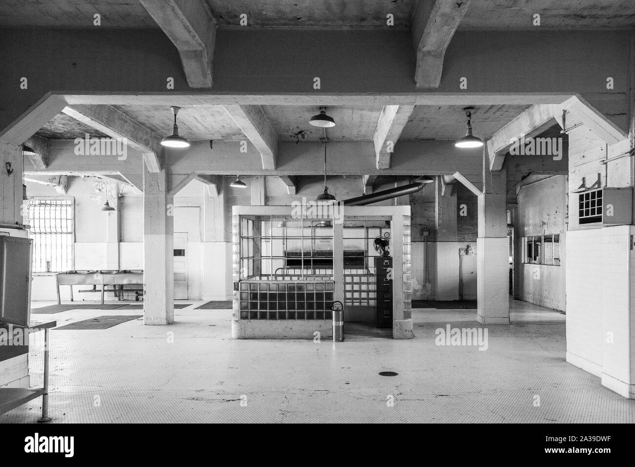 Details of Alcatraz prison Stock Photo - Alamy