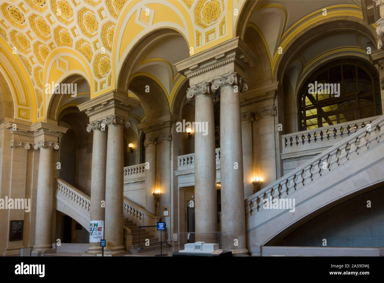Connecticut State library in Hartford Stock Photo - Alamy