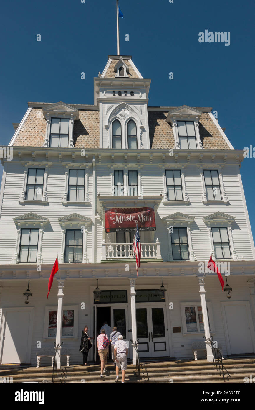 Goodspeed Opera house in East Haddam CT Stock Photo - Alamy
