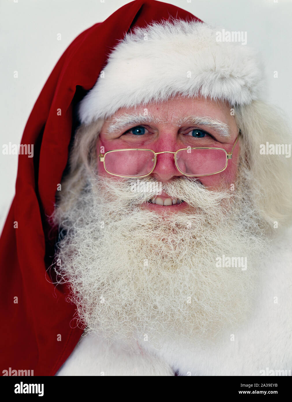 Santa Claus, rosy-cheeked as usual Stock Photo - Alamy