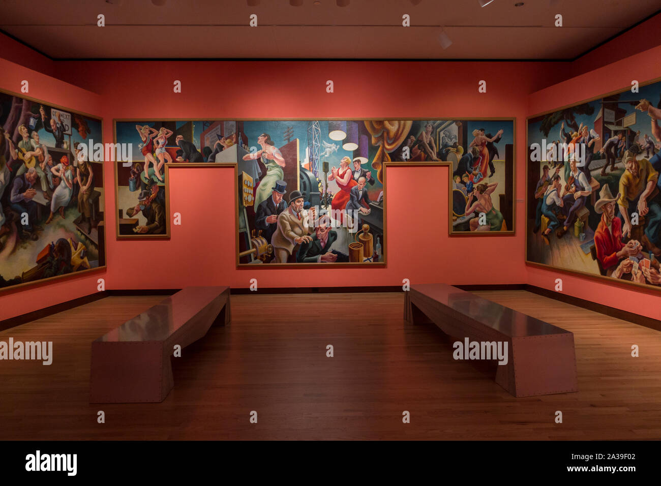 The mural thomas hart benton hi-res stock photography and images - Alamy