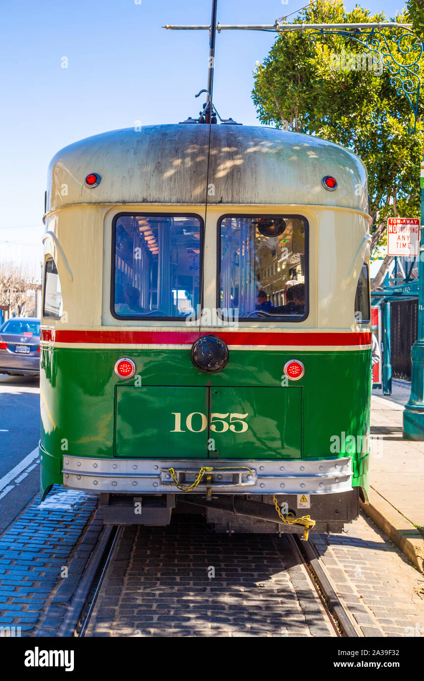 San Francisco tram Stock Photo - Alamy