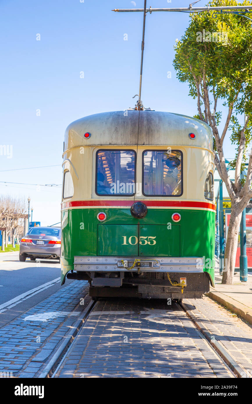 San Francisco tram Stock Photo - Alamy