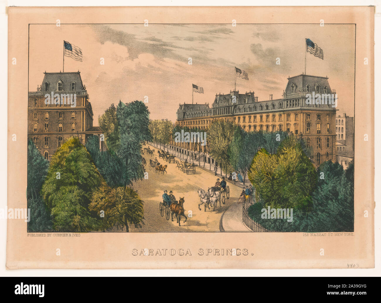 Saratoga springs horse racing hi-res stock photography and images - Alamy