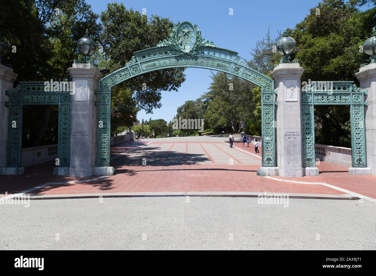 Sather Gate at University of California, Berkeley, California Stock ...