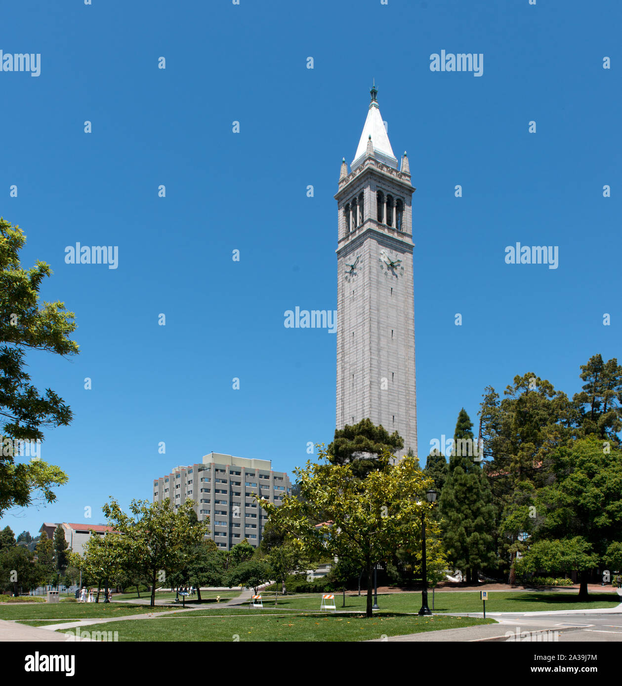 Sather Tower, University of California at Berkeley, California Stock ...