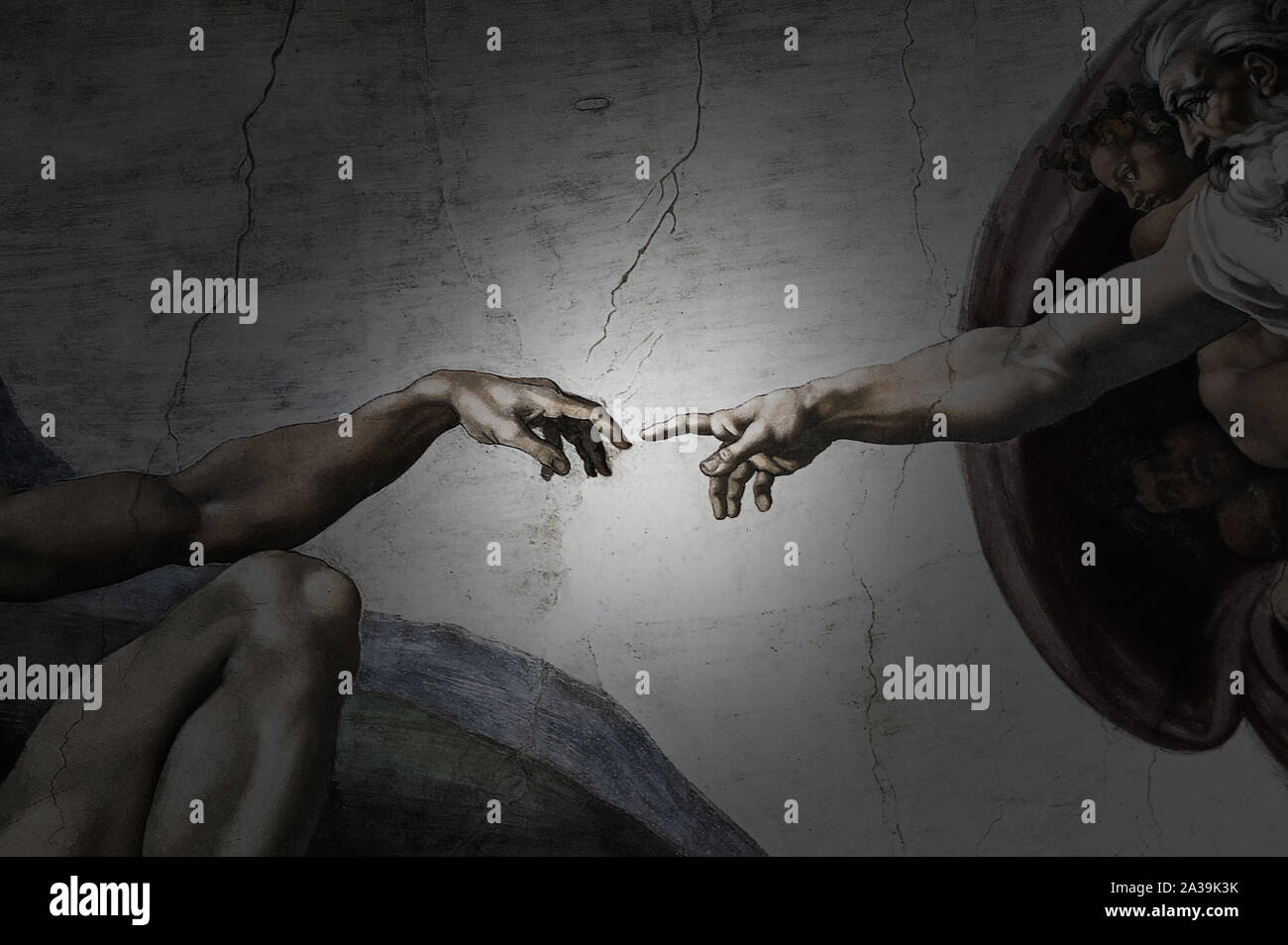 Adam by michelangelo hi-res stock photography and images - Alamy