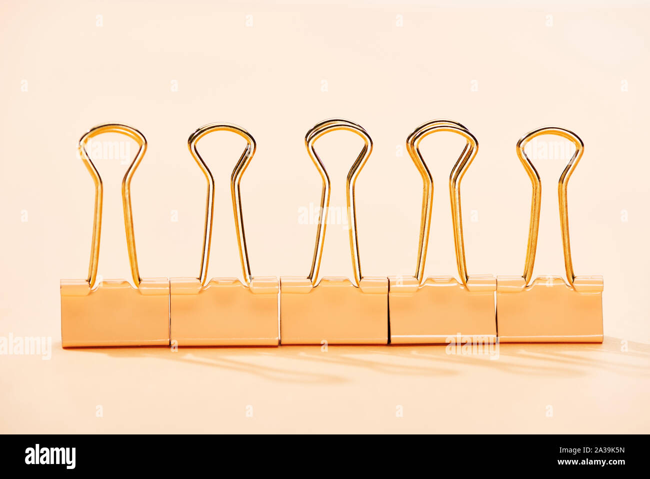 Row of clips hi-res stock photography and images - Alamy