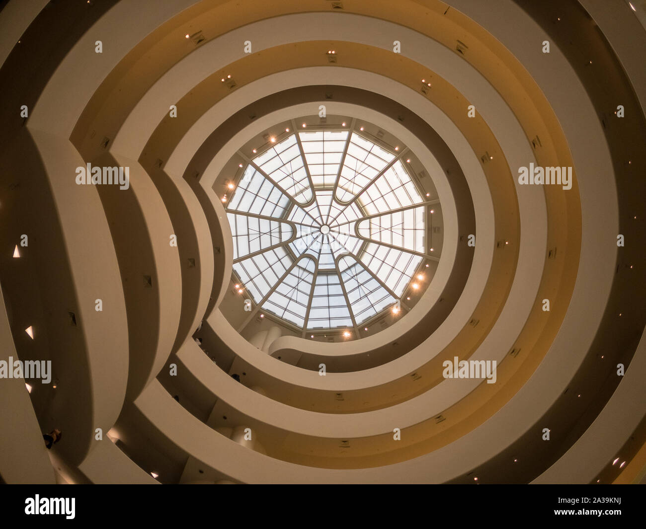 New York City, USA - September 6, 2018: Solomon R. Guggenheim Museum ...