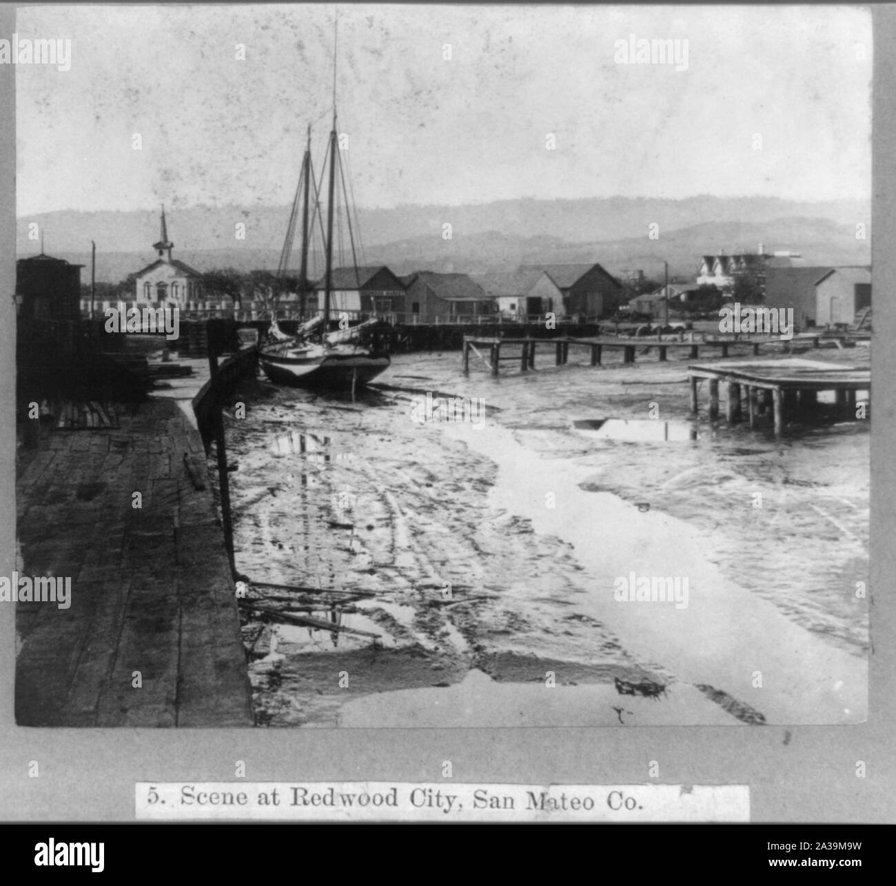 Scene at Redwood City, San Mateo Co Stock Photo - Alamy