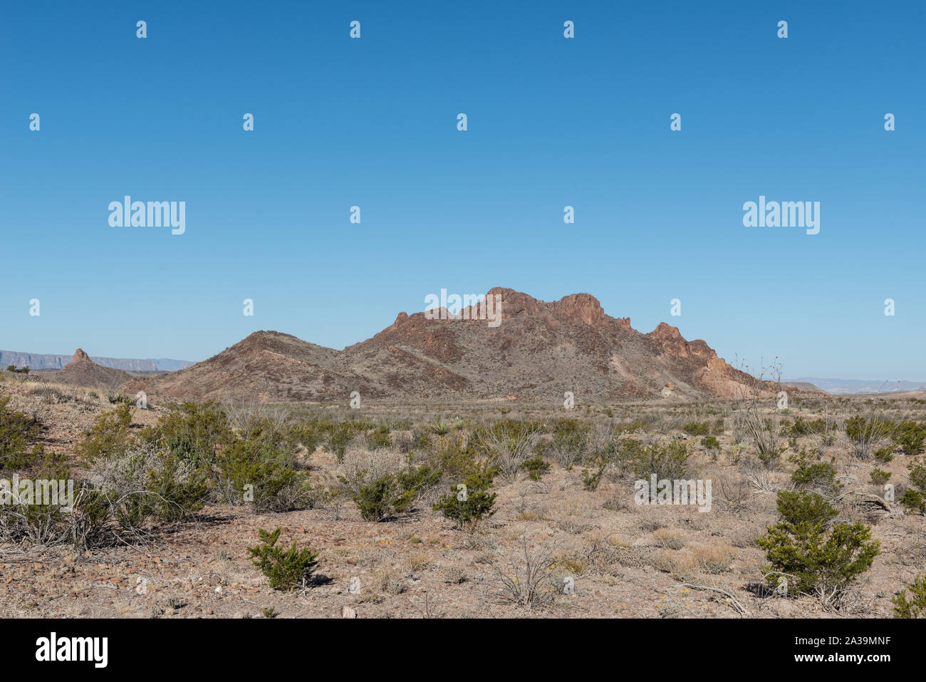 Scene from Big Bend National Park in Brewster County, Texas Stock Photo ...