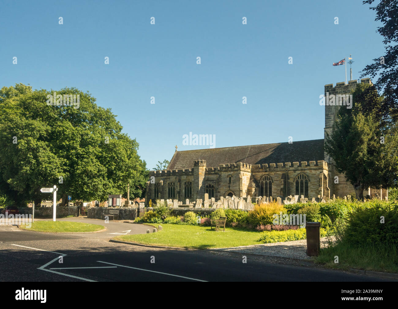 St Laurence Church in the ancient village of Hawkhurst, Kent, UK Stock ...