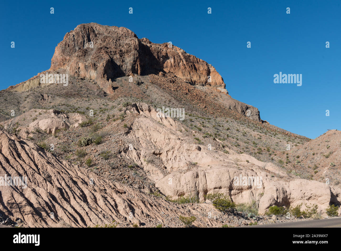 Scene from Big Bend National Park in Brewster County, Texas Stock Photo ...