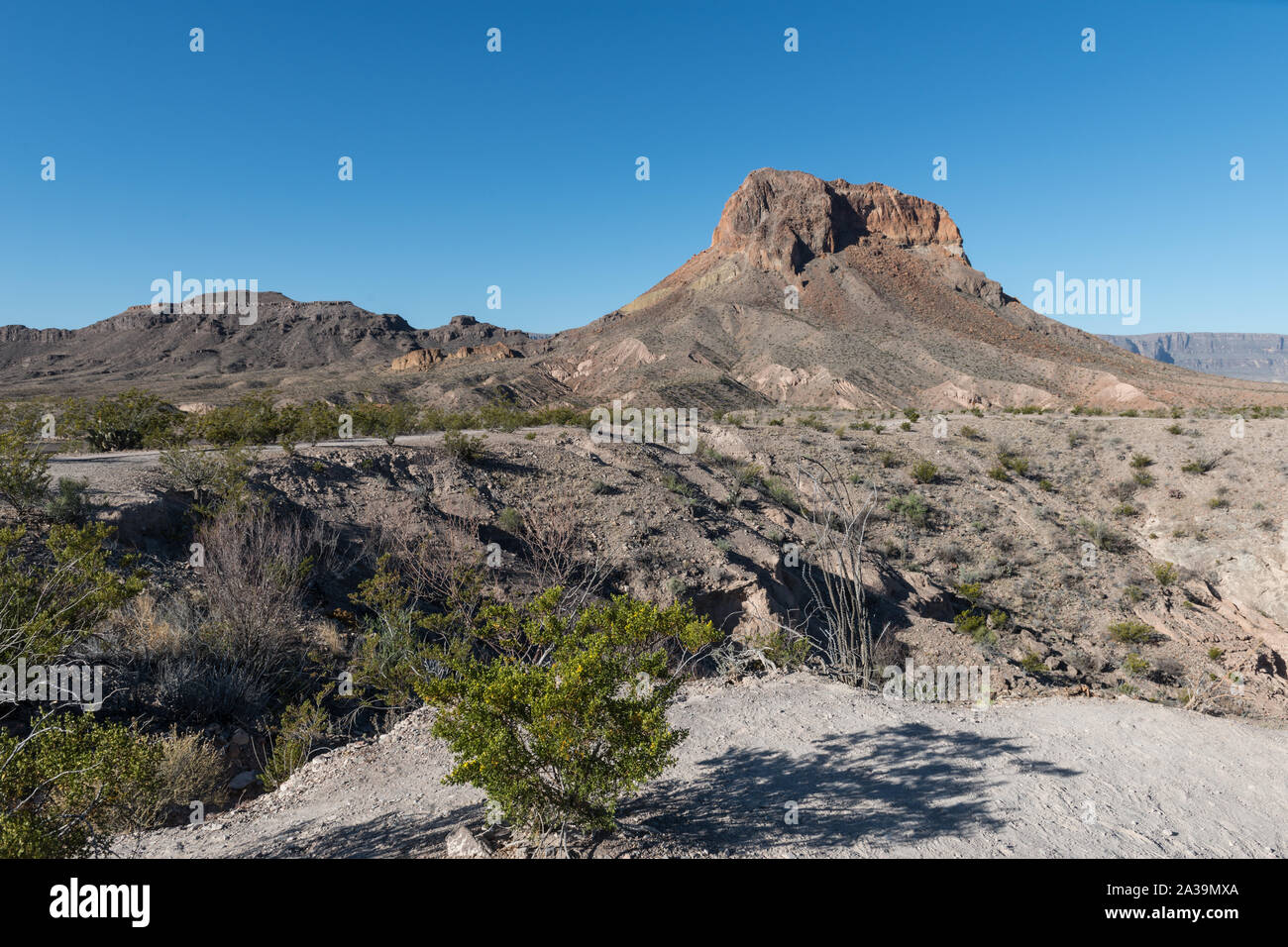 Scene from Big Bend National Park in Brewster County, Texas Stock Photo ...