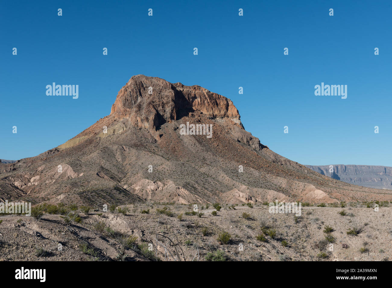 Scene from Big Bend National Park in Brewster County, Texas Stock Photo ...