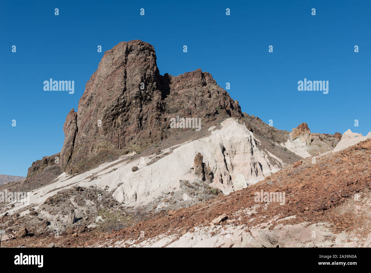 Scene from Big Bend National Park in Brewster County, Texas Stock Photo ...