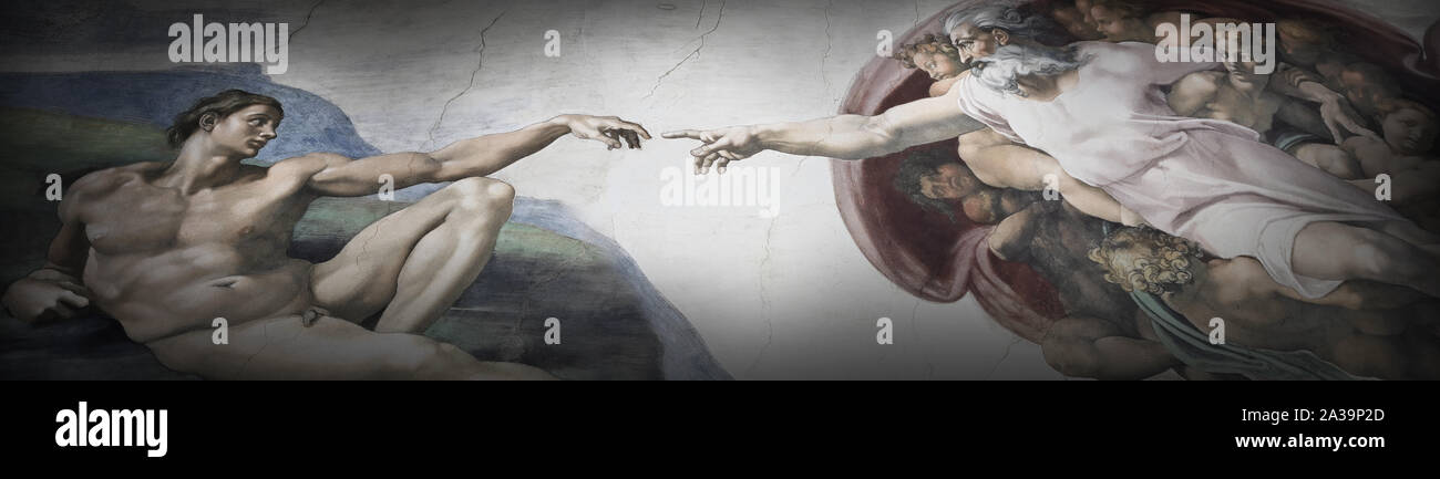 Creation of man god sculpture hi-res stock photography and images - Alamy