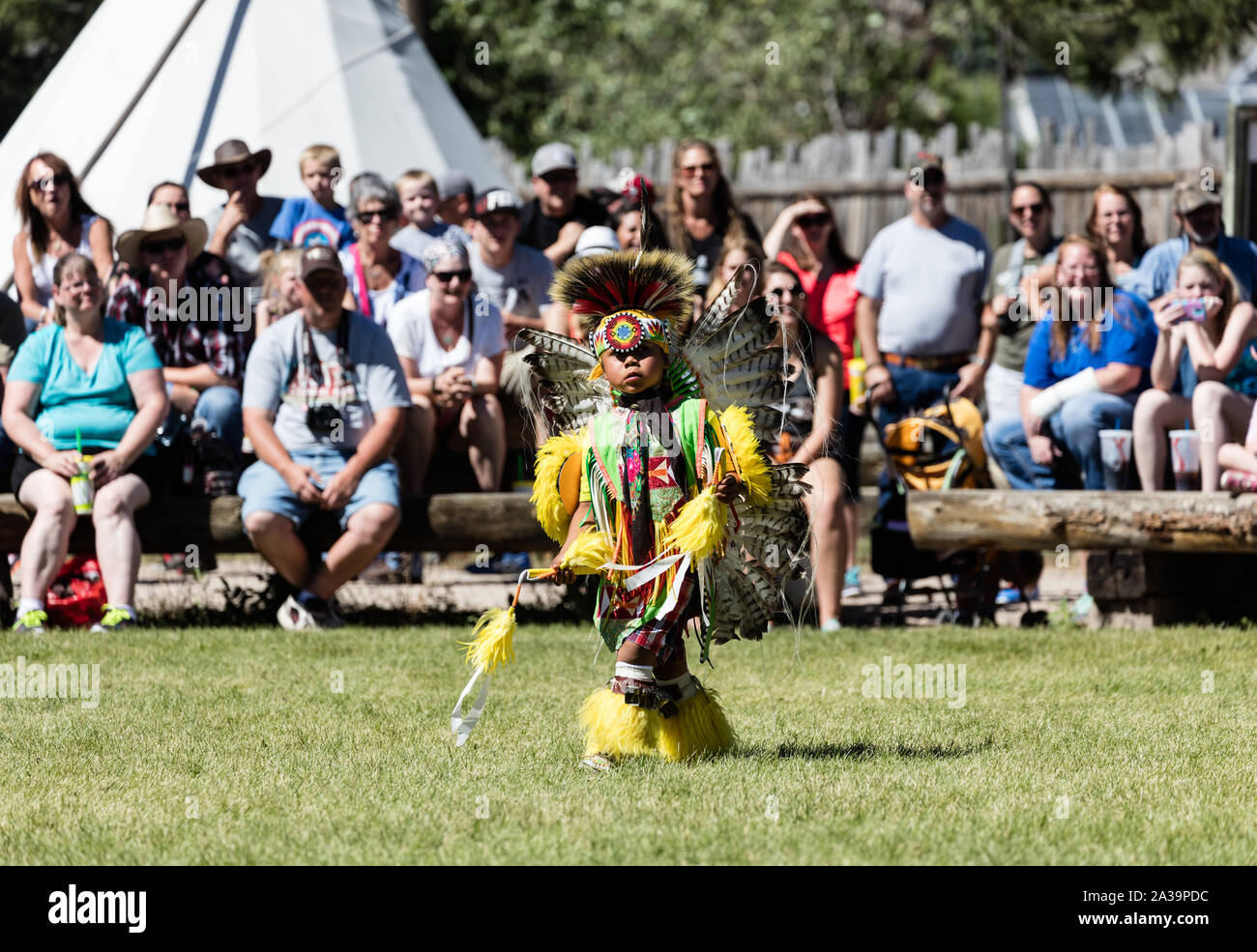 Scene from authentic Native American dances at the Indian Village on ...