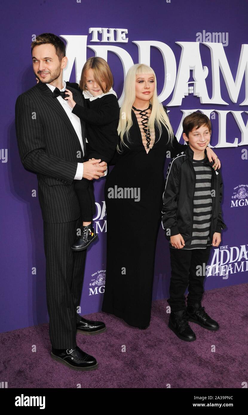 Los Angeles, CA. 6th Oct, 2019. Christina Aguilera, Matthew Rutler ...