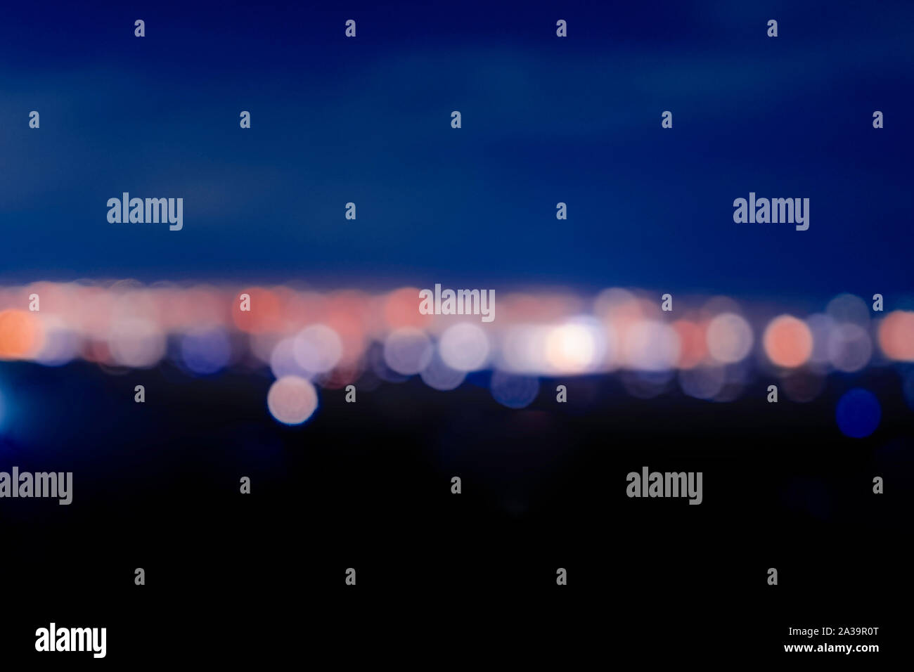 Colored Abstract Blurred Lights Background. Defocused Stock Photo - Alamy