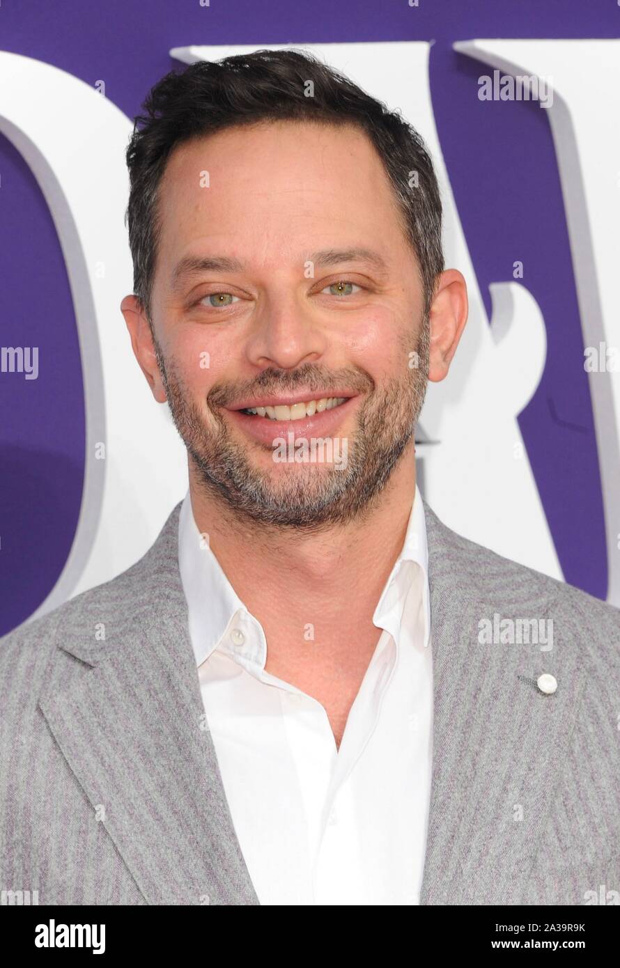 Los Angeles, CA. 6th Oct, 2019. Nick Kroll at arrivals for THE ADDAMS ...