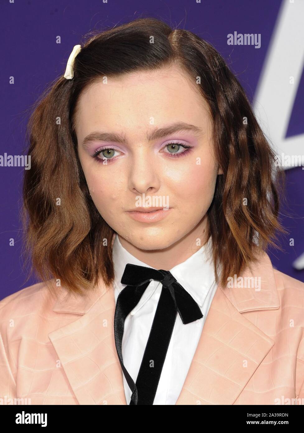 Los Angeles, CA. 6th Oct, 2019. Elsie Fisher at arrivals for THE ADDAMS ...