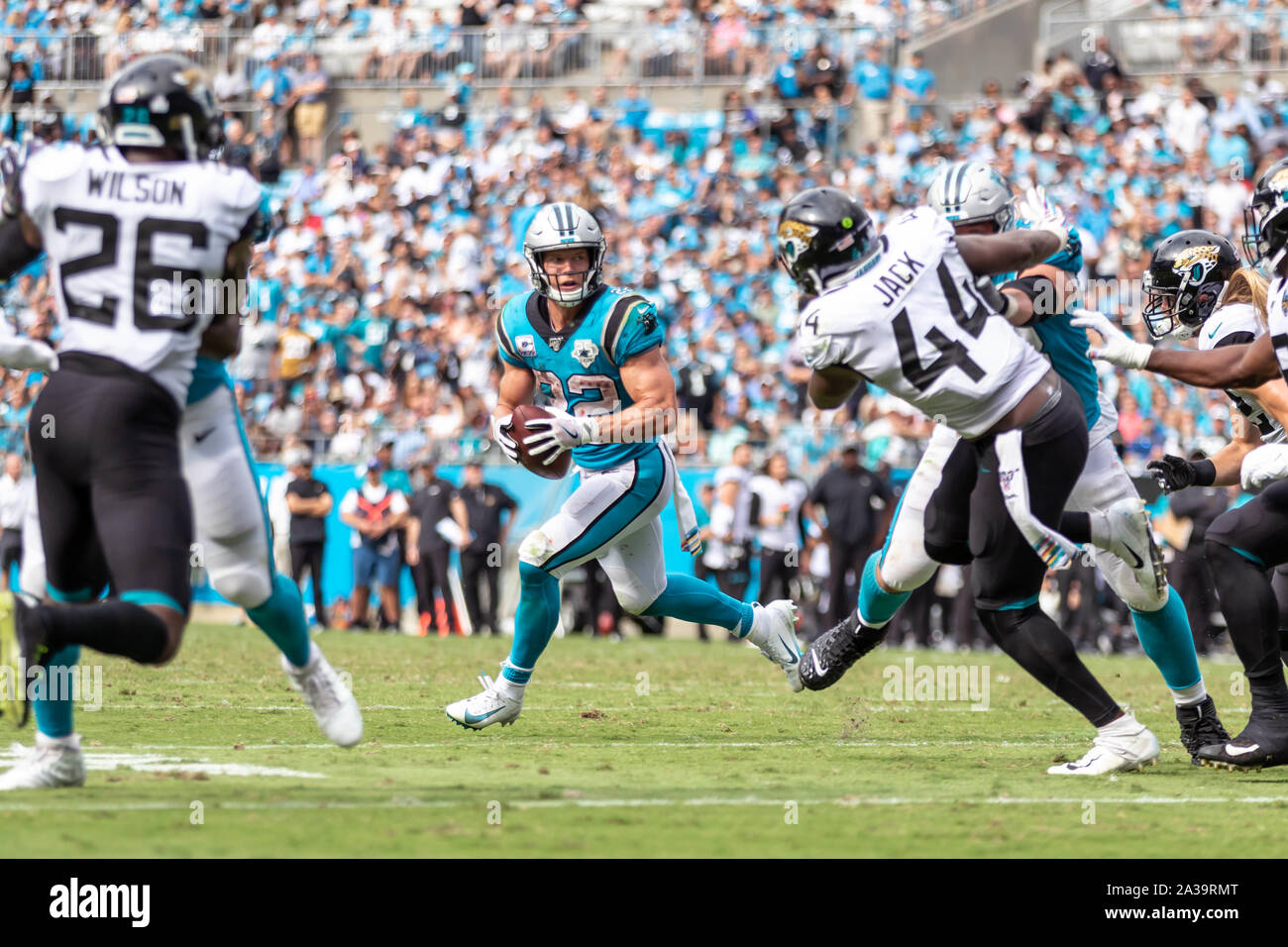 Charlotte, North Carolina, USA. 6th Oct, 2019. Carolina Panthers ...