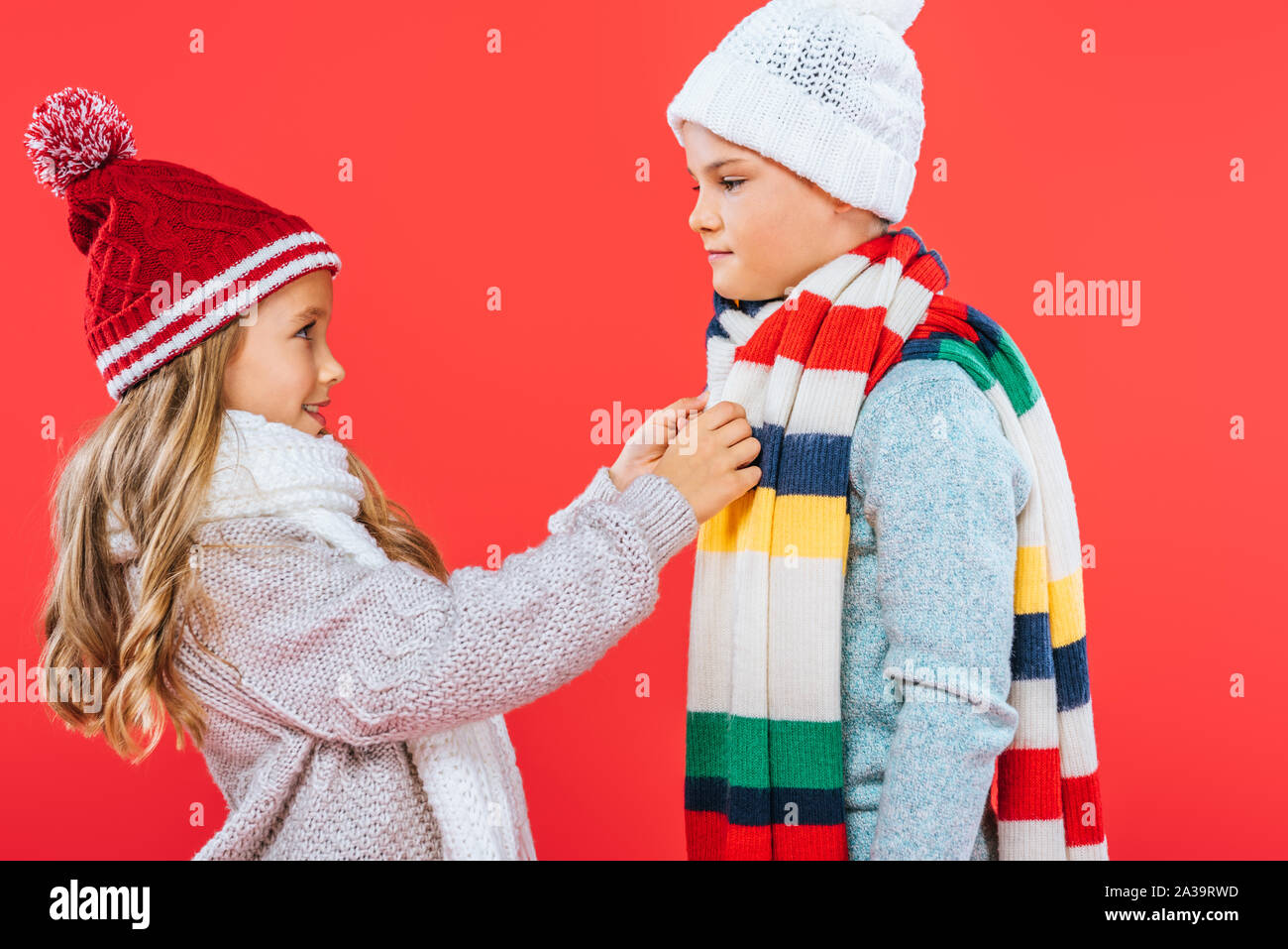 Kids in hats hi-res stock photography and images - Alamy