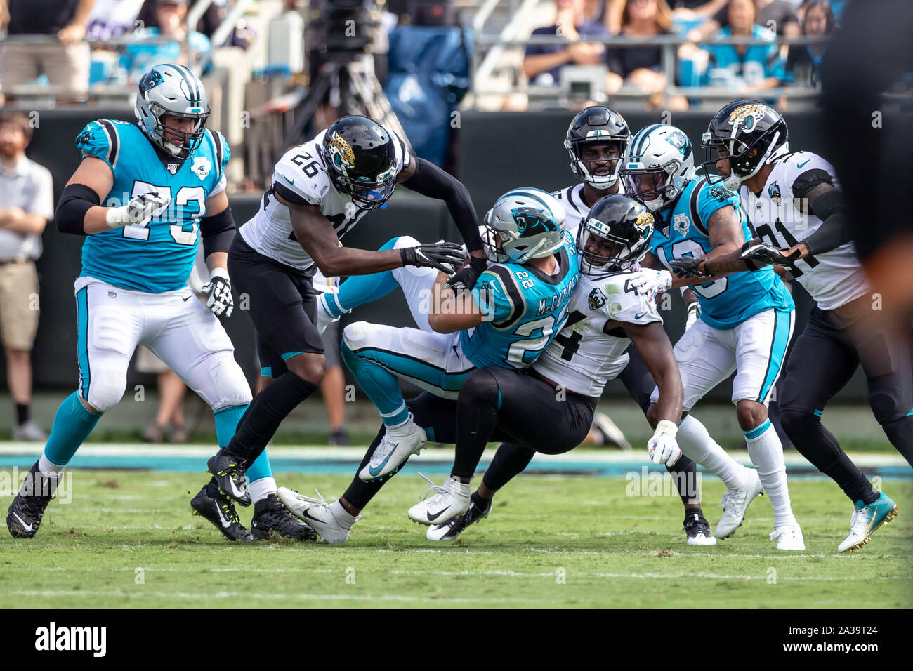 Charlotte, North Carolina, USA. 6th Oct, 2019. Carolina Panthers ...
