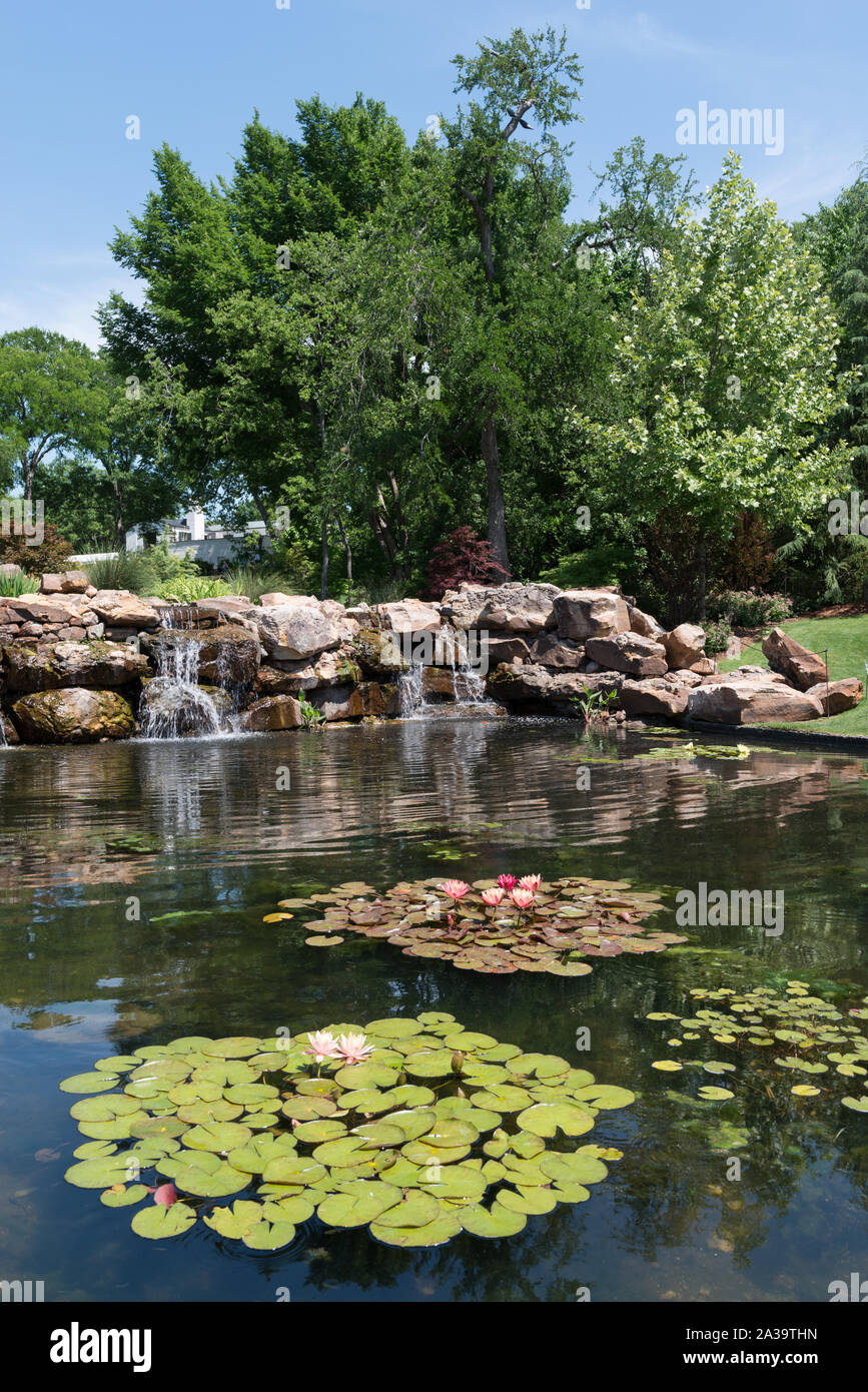 Scene from the 66-acre Dallas Arboretum and Botanical Garden in Dallas ...