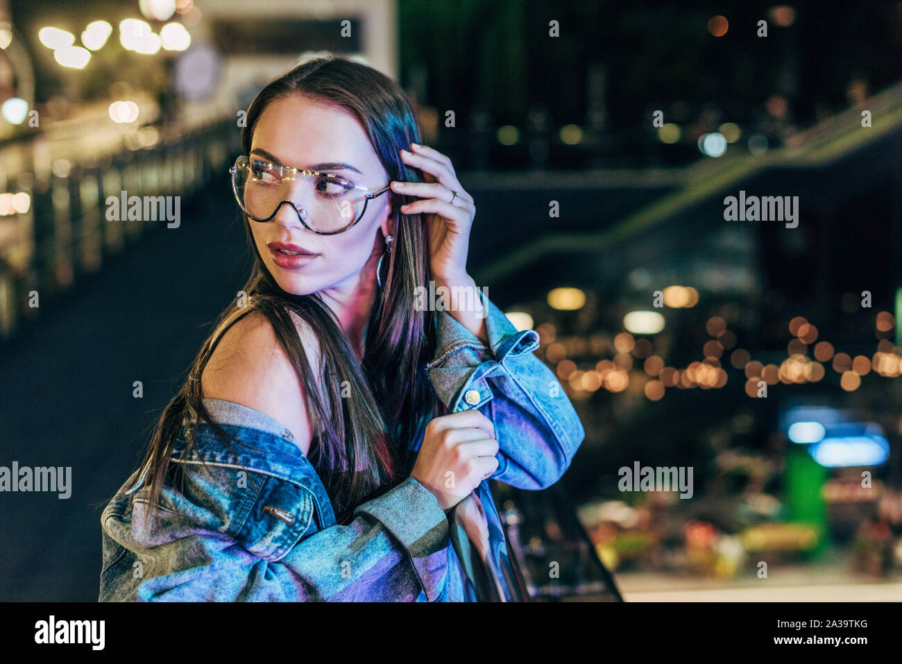 Night modeling hi-res stock photography and images - Alamy
