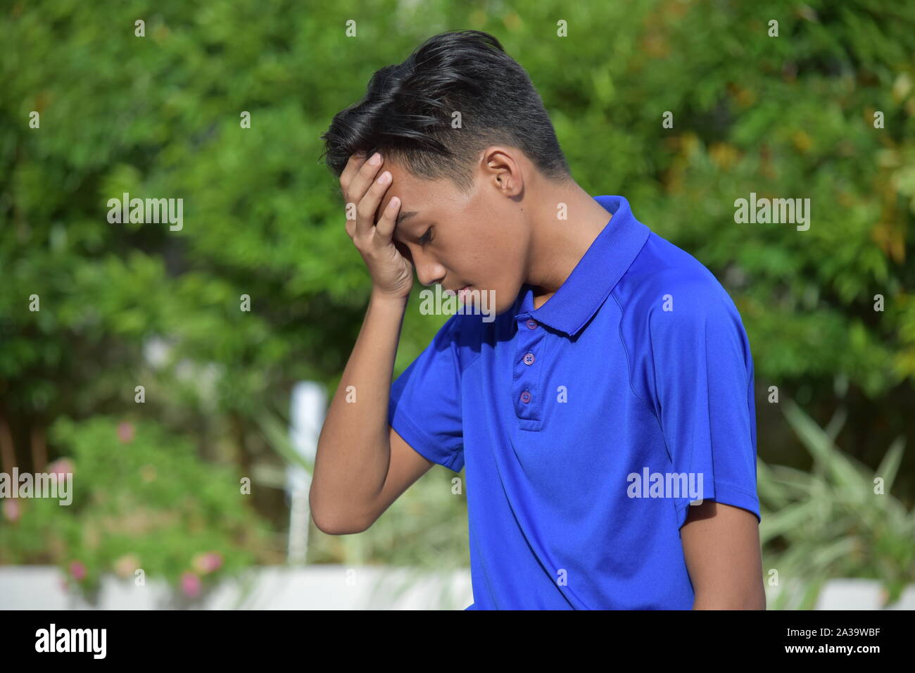 Sad filipino male hi-res stock photography and images - Alamy