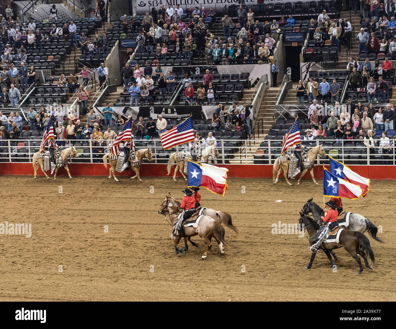 Scene from the opening grand parade at the San Antonio Stock Show and ...