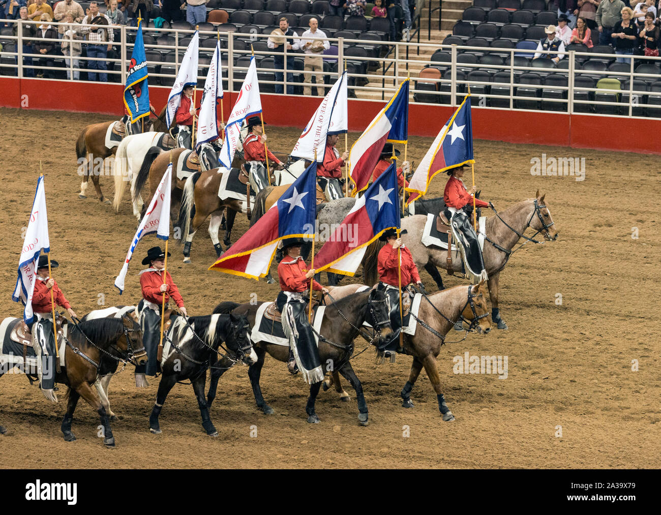 Scene from the opening grand parade at the San Antonio Stock Show and ...